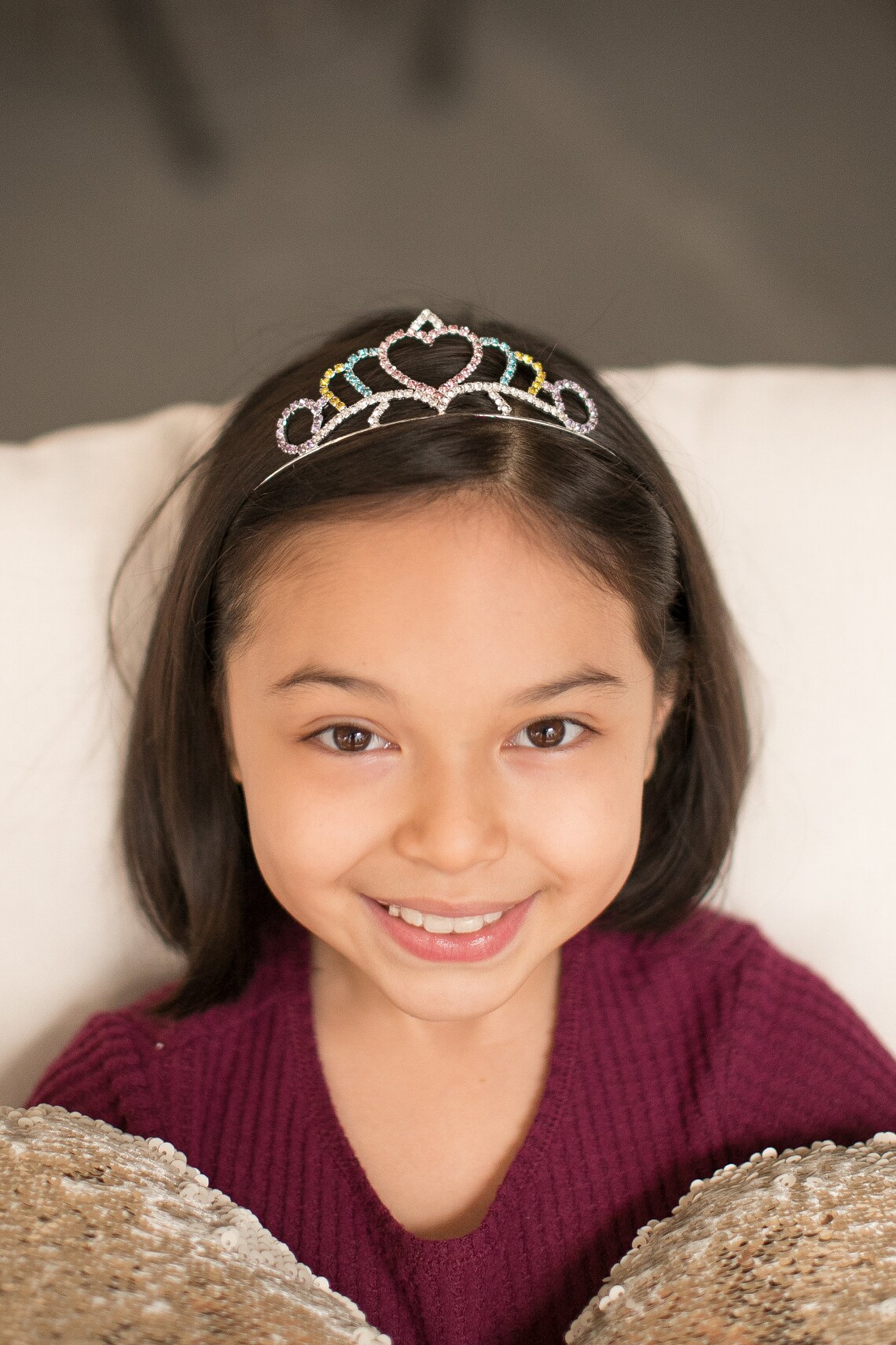 Girls Easter Princess Tiara Pastel Colors Heart Tiara | Etsy