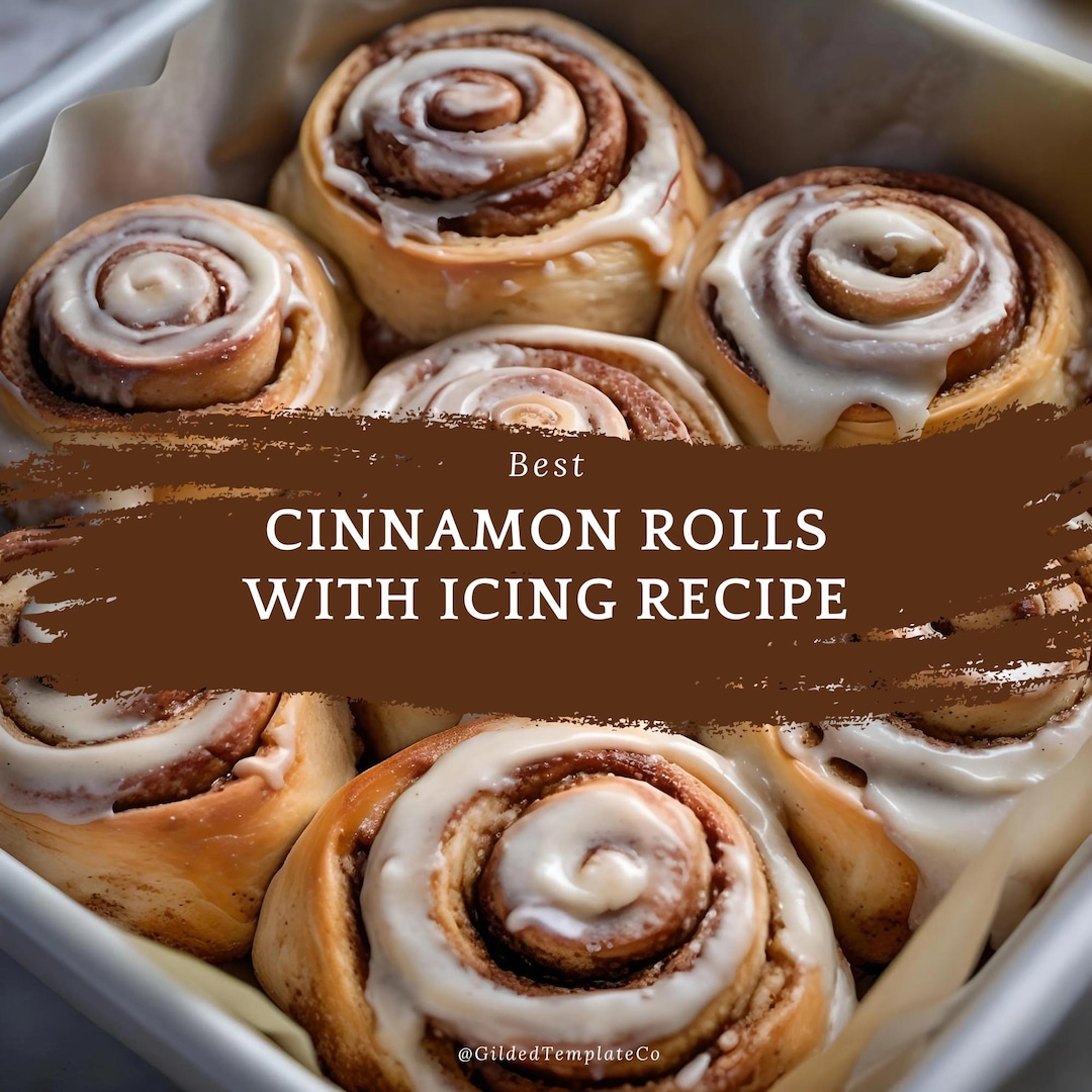 Easy Cinnamon Rolls Recipe: Step-by-step Baking Guide (digital Download ...