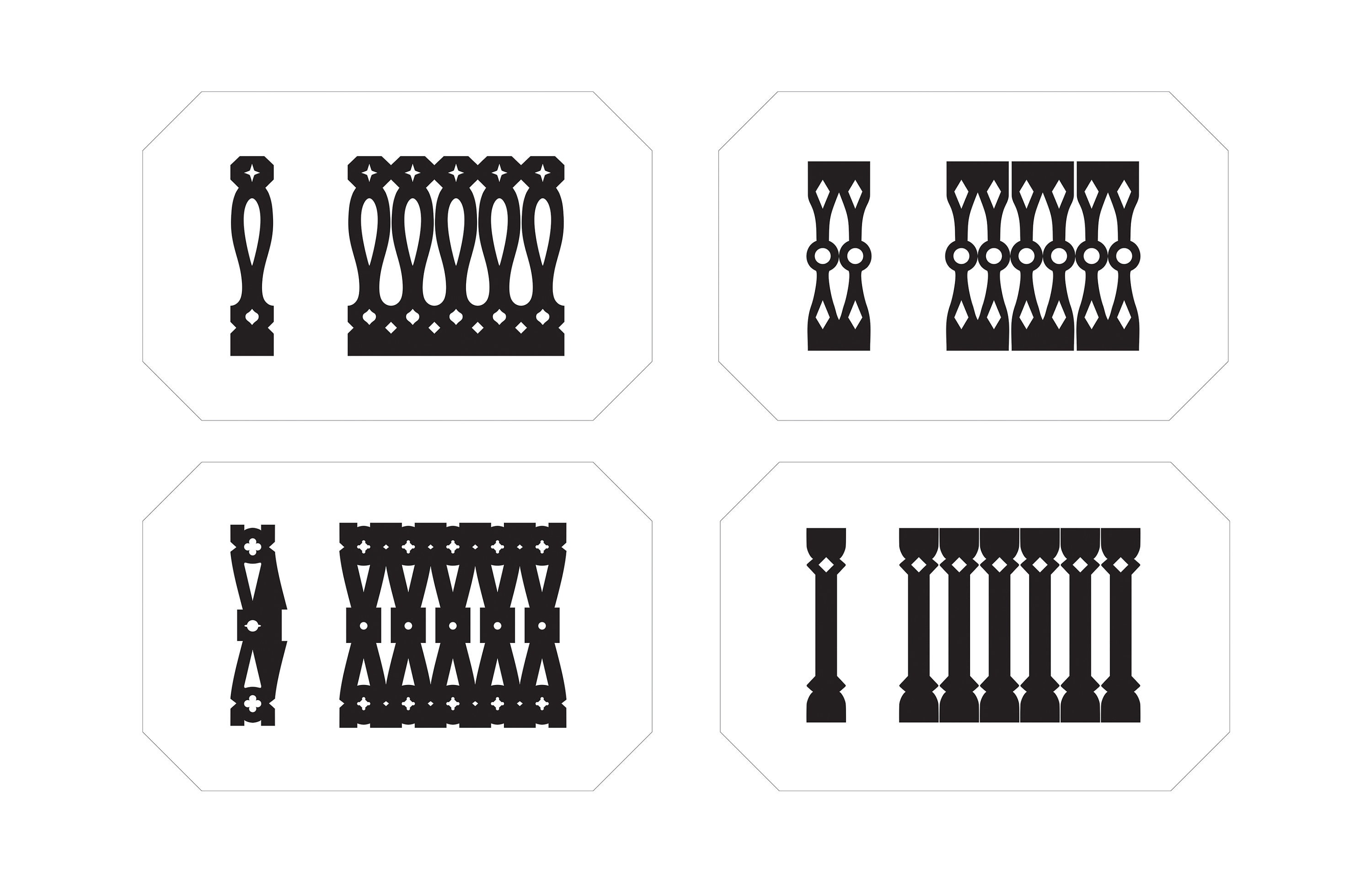 Porch Railing Vector Art for CNC Cutting-metal Cutting-wood - Etsy