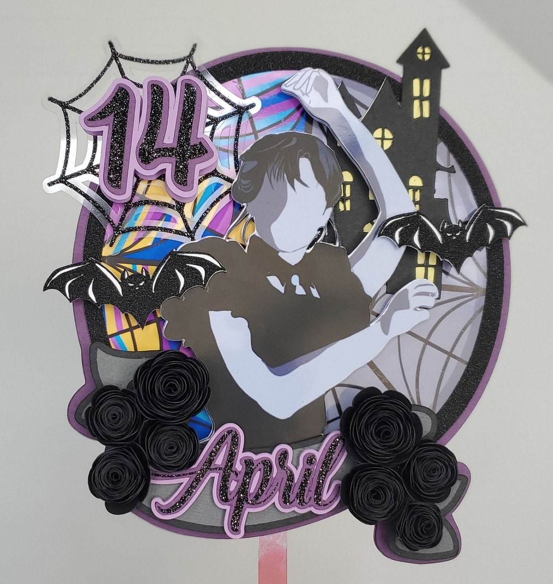 Wednesday Cake Topper, Wednesday Cupcake Toppers, Wednesday Inspired - Etsy