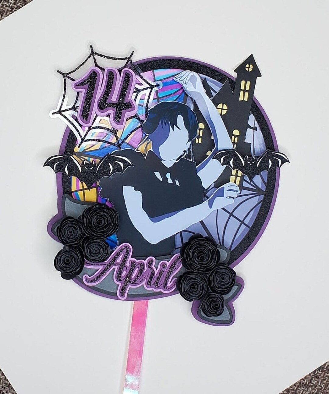 Wednesday Cake Topper, Wednesday Cupcake Toppers, Wednesday Inspired - Etsy