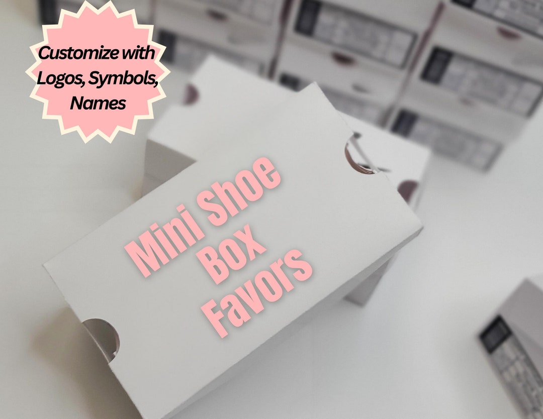 Mini Sneaker Box Party Favors, Shoebox Party Favors, Custom Sneaker ...