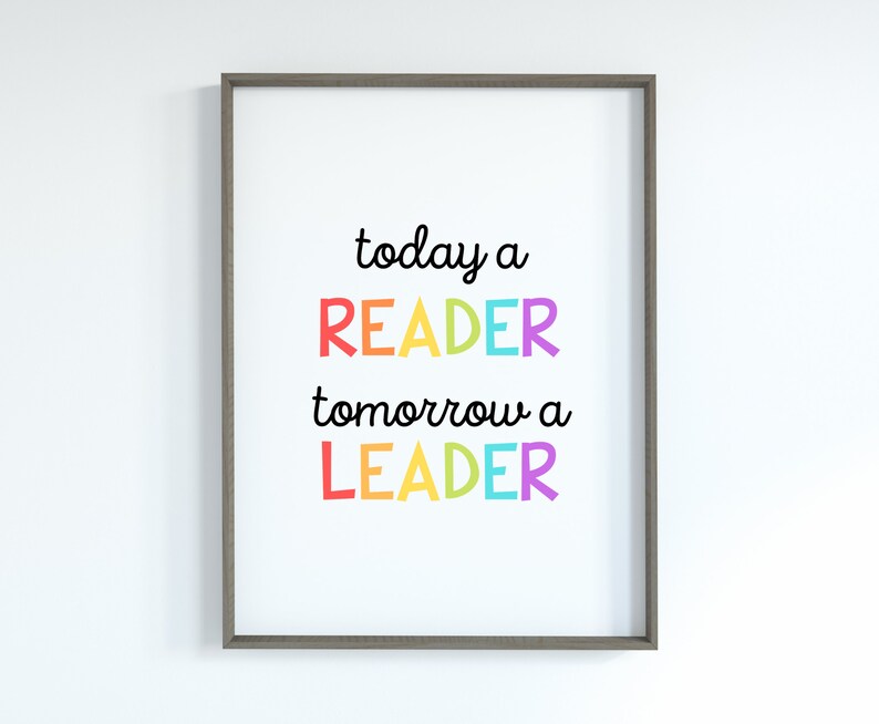 Reading Poster Classroom Decor Homeschool Sign Reader ELA - Etsy
