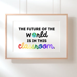 Printable Classroom Poster, Class Decor, in This Classroom, School Sign ...