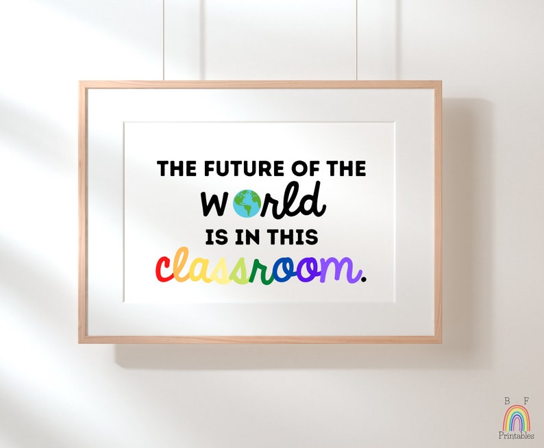Printable Classroom Poster Class Decor in This Classroom - Etsy
