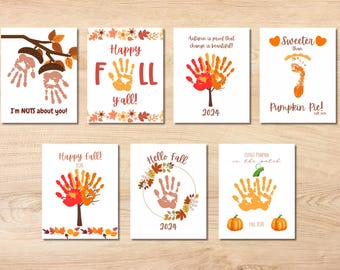Printable Thanksgiving Handprint Craft, Fall Activities for Daycare ...