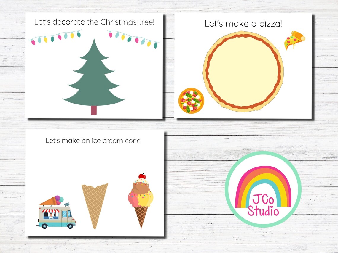 Play Dough Activity Mats Printable Busy Book Sheets Toddler | Etsy