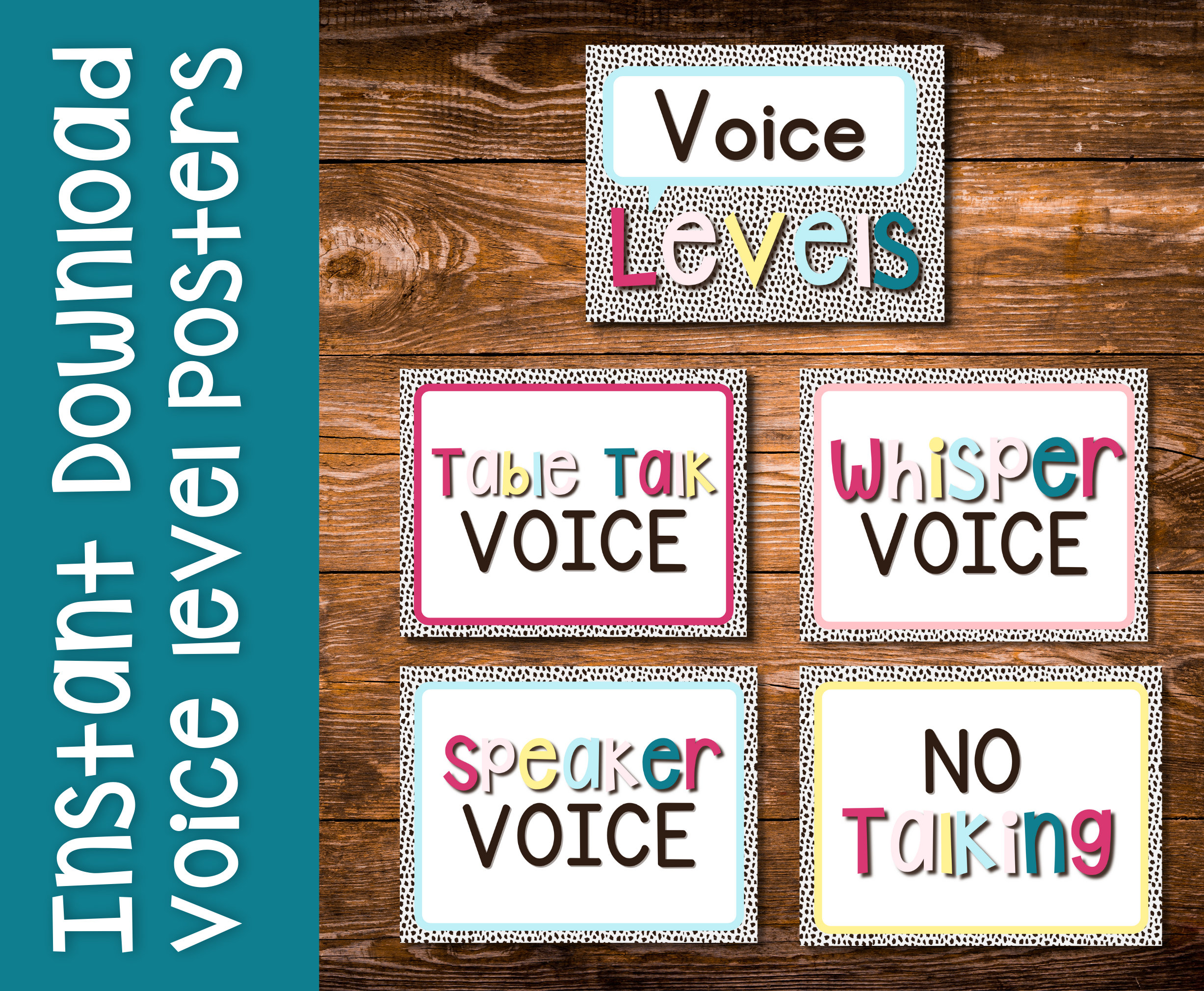 Printable Classroom Management Signs