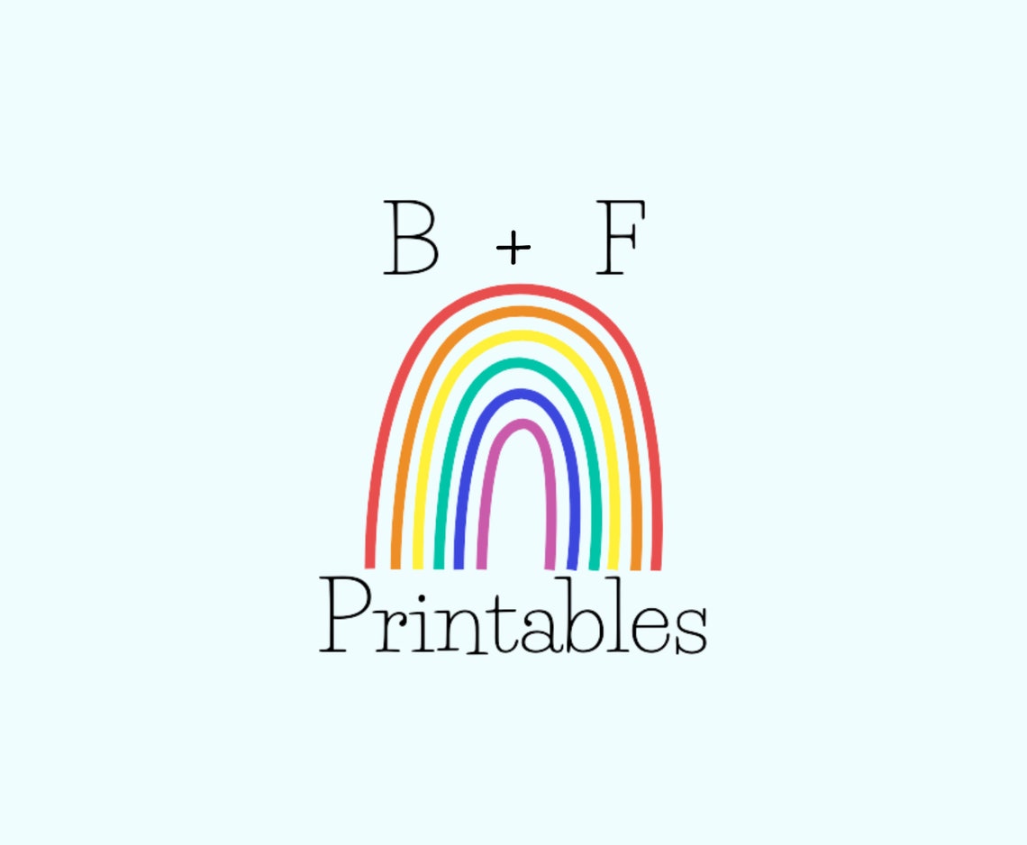 Printable Rainbow Reward Chart Rainbow Sticker Chart Instant | Etsy