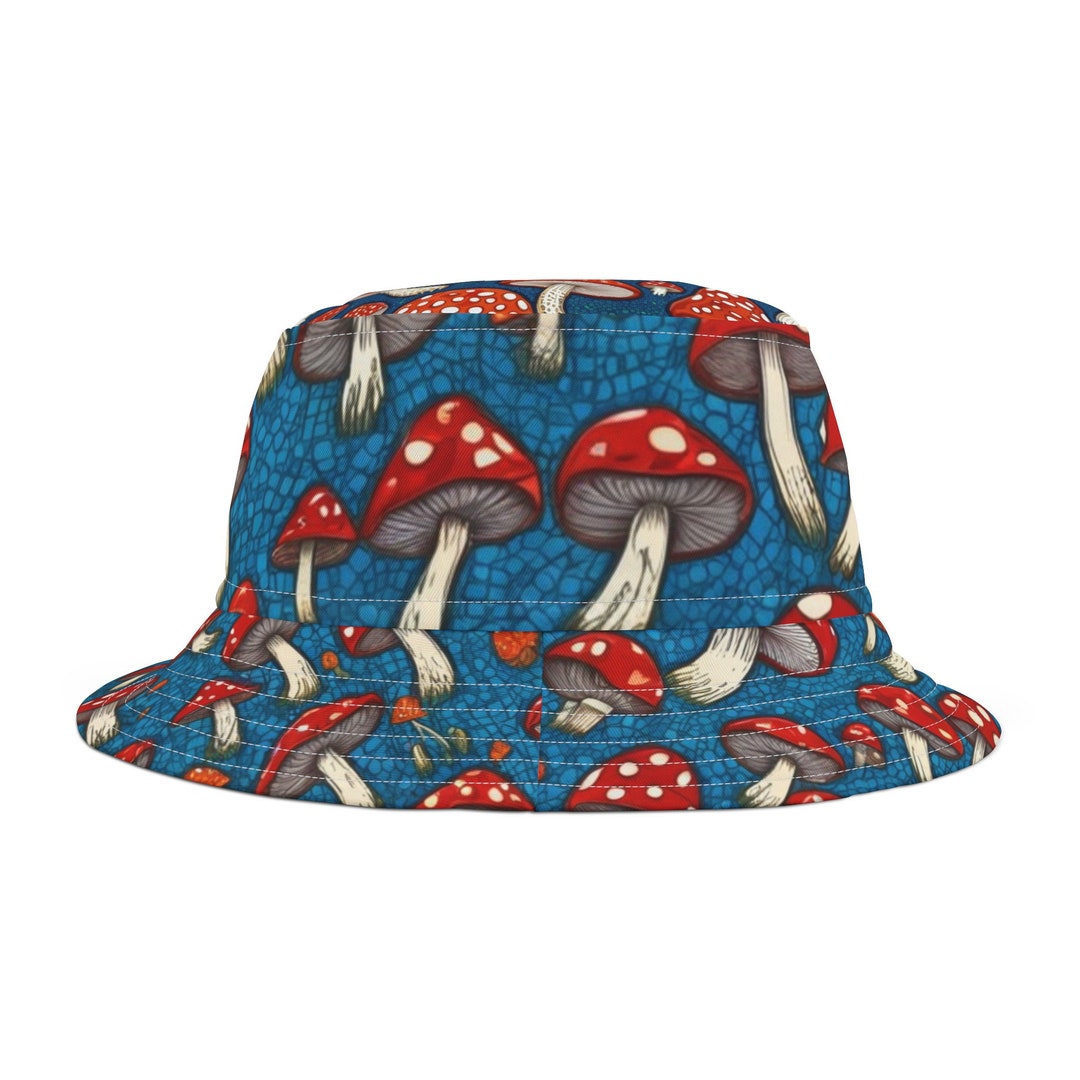 Fantastic Fungi Mushroom Bucket Hat | Cottagecore Mushroom Hat ...