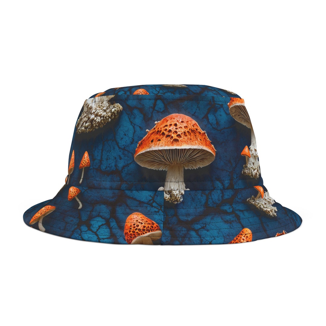 Fairy Fantasy Red Mushroom Bucket Hat | Cottagecore Mushroom Hat ...