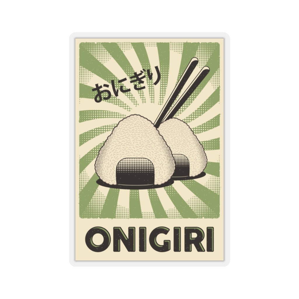 Paper & Party Supplies Stickers, Labels & Tags Onigiri stickers Omusubi ...