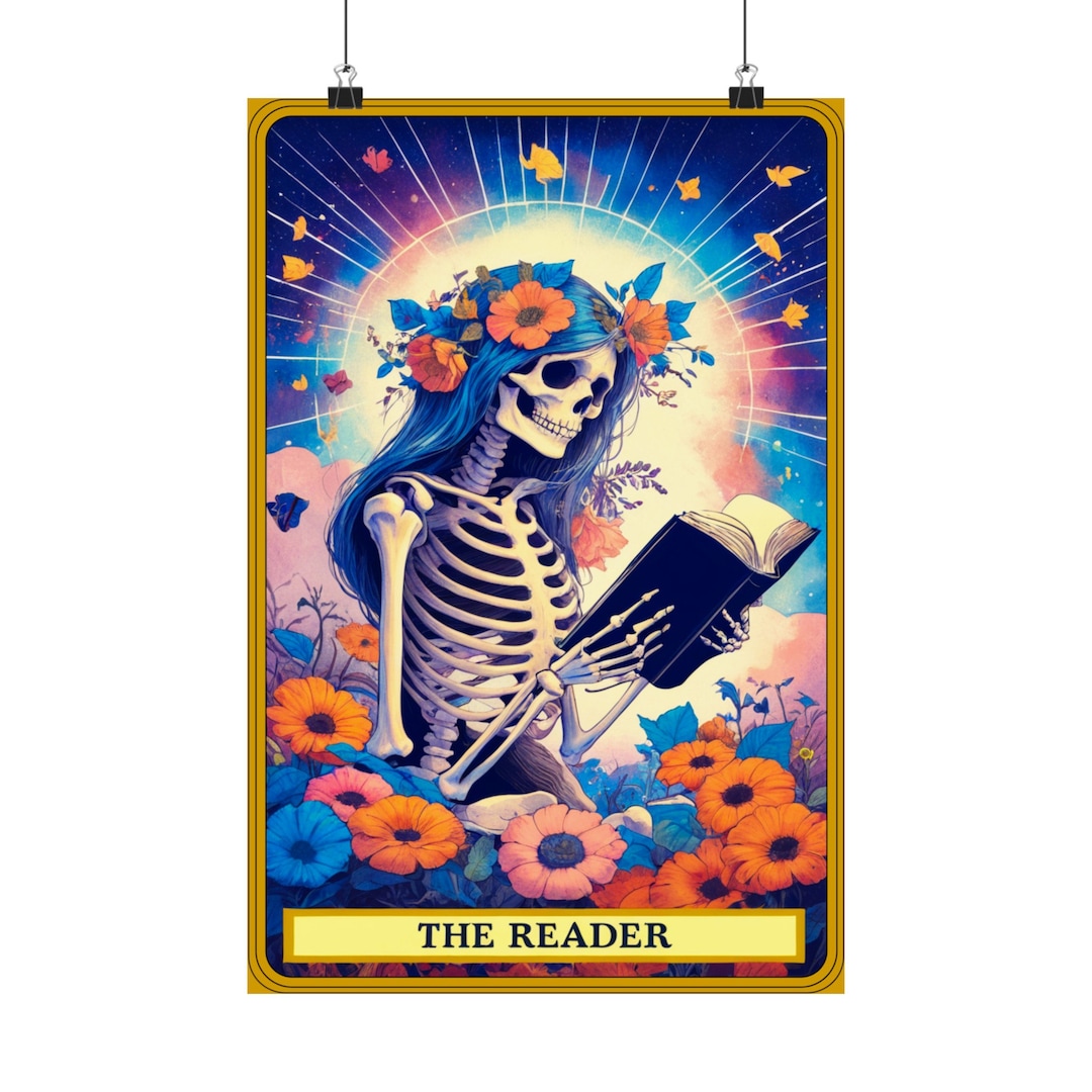 The Reader Funny Sarcastic Tarot Card Matte Vertical Posters - Etsy
