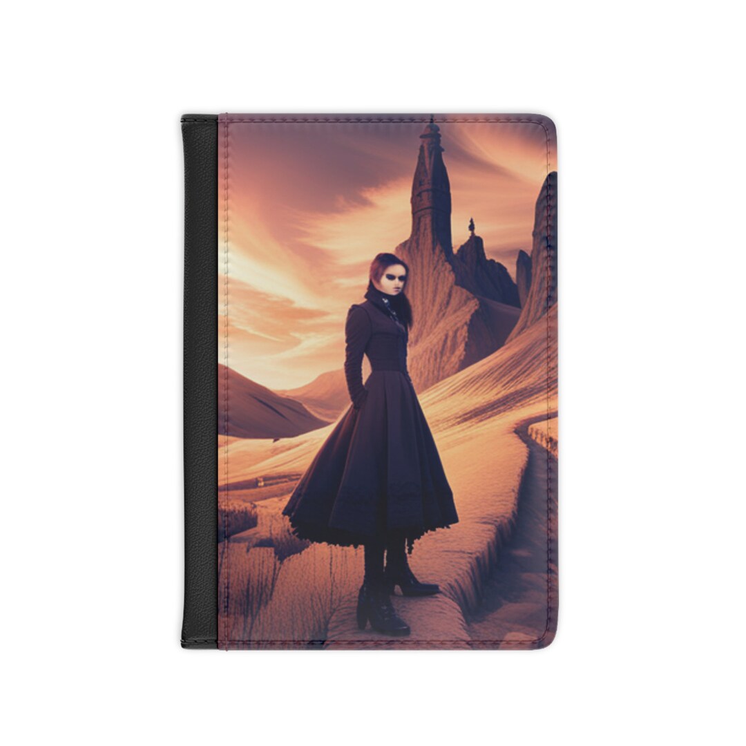 Gothic Woman Passport Cover Gothic Passport Holder Passport Wallet - Etsy