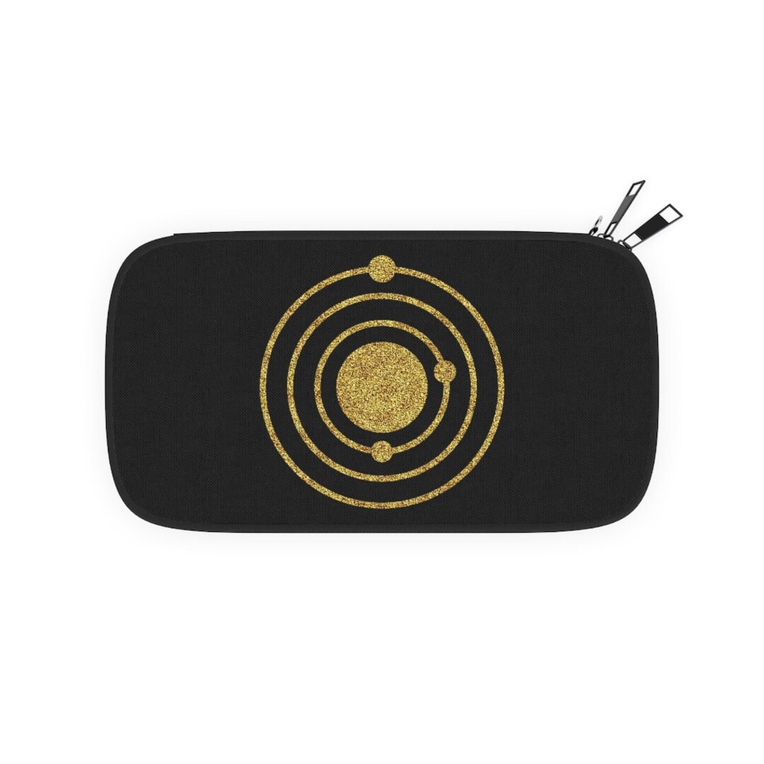 Gold Glitter Solar System Goth Passport Wallet Magic Witch Pagan ...