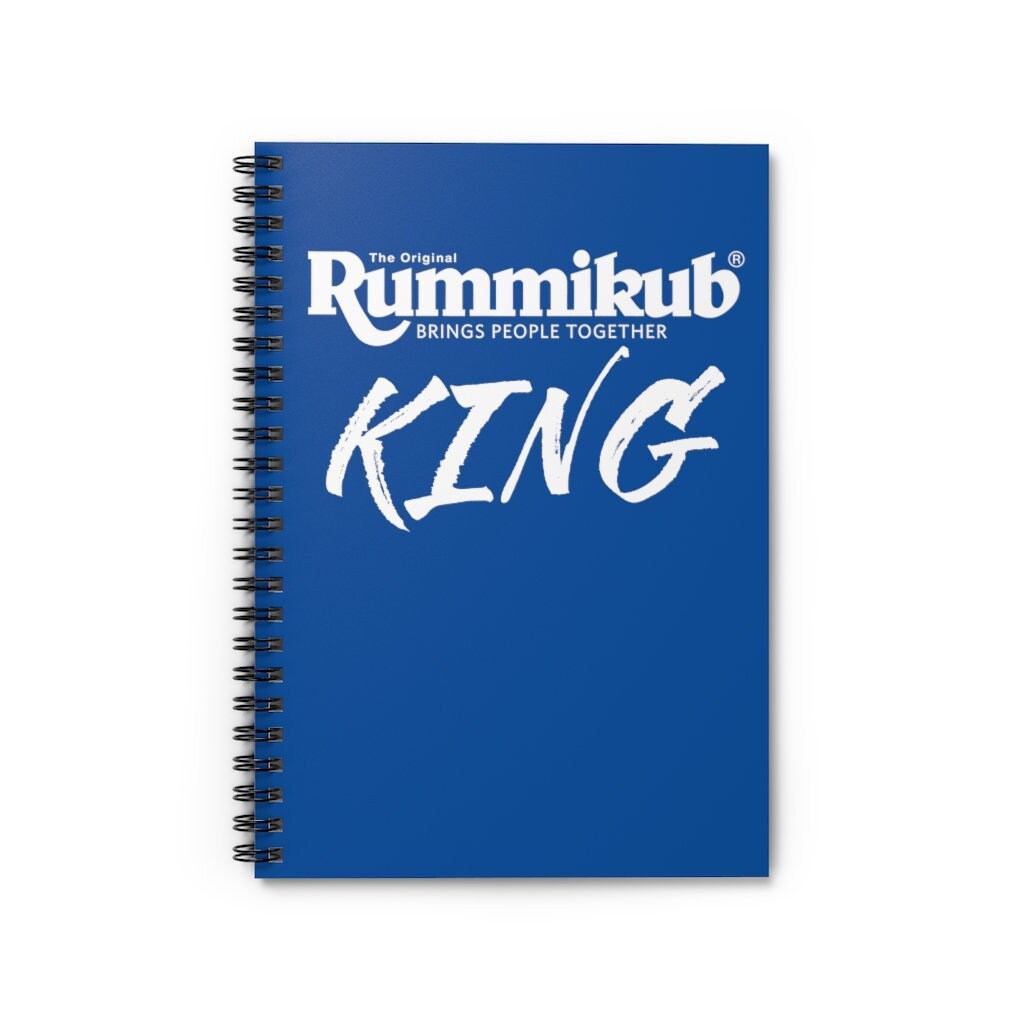 Blue Rummikub King Spiral Notebook (ruled Line) | Keep Track of Scoring ...