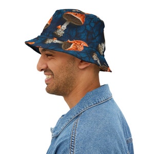 Fairy Fantasy Red Mushroom Bucket Hat | Cottagecore Mushroom Hat ...