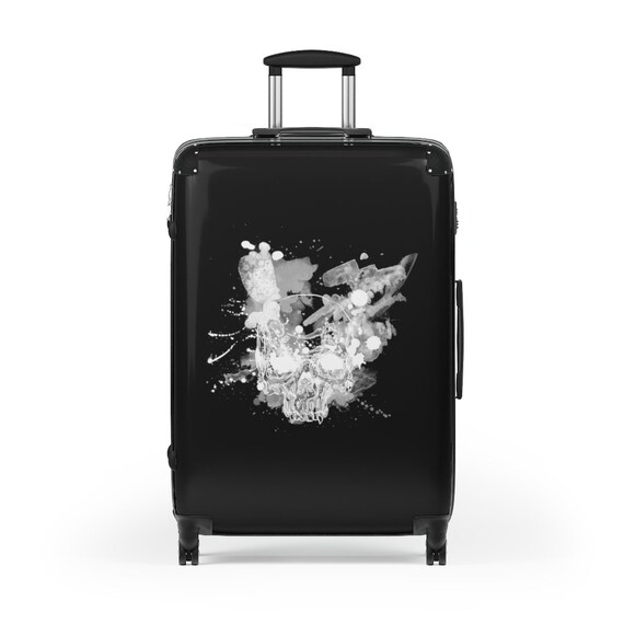 Watercolor Skull Goth Occult Gothic Pagan Suitcases - Etsy