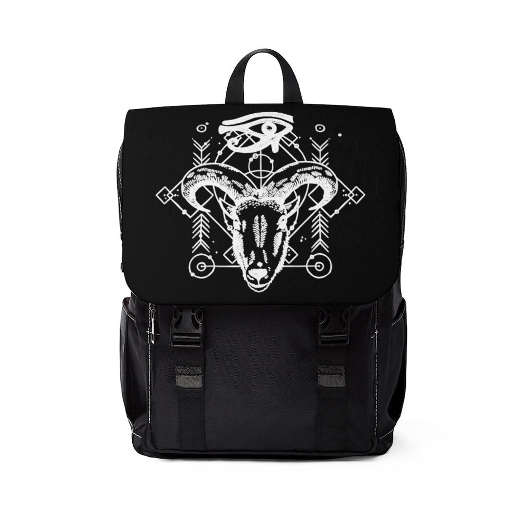 Mystic Goat Goth Occult Dark Art Metal Gothic Pagan Unisex Casual ...