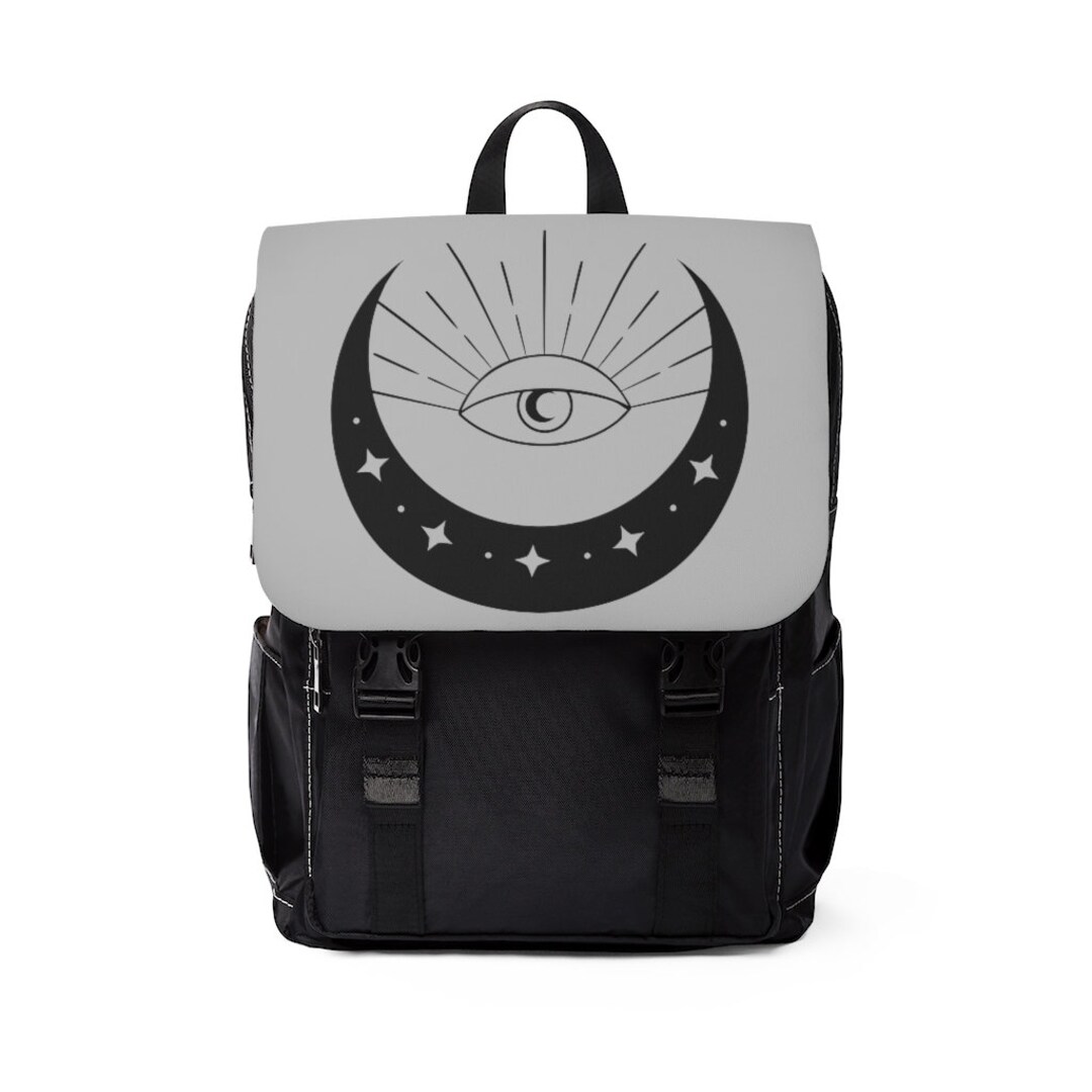 Goth Moon Eye Occult Gothic Unisex Casual Shoulder Backpack - Etsy