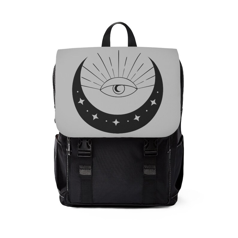 Goth Moon Eye Occult Gothic Unisex Casual Shoulder Backpack - Etsy