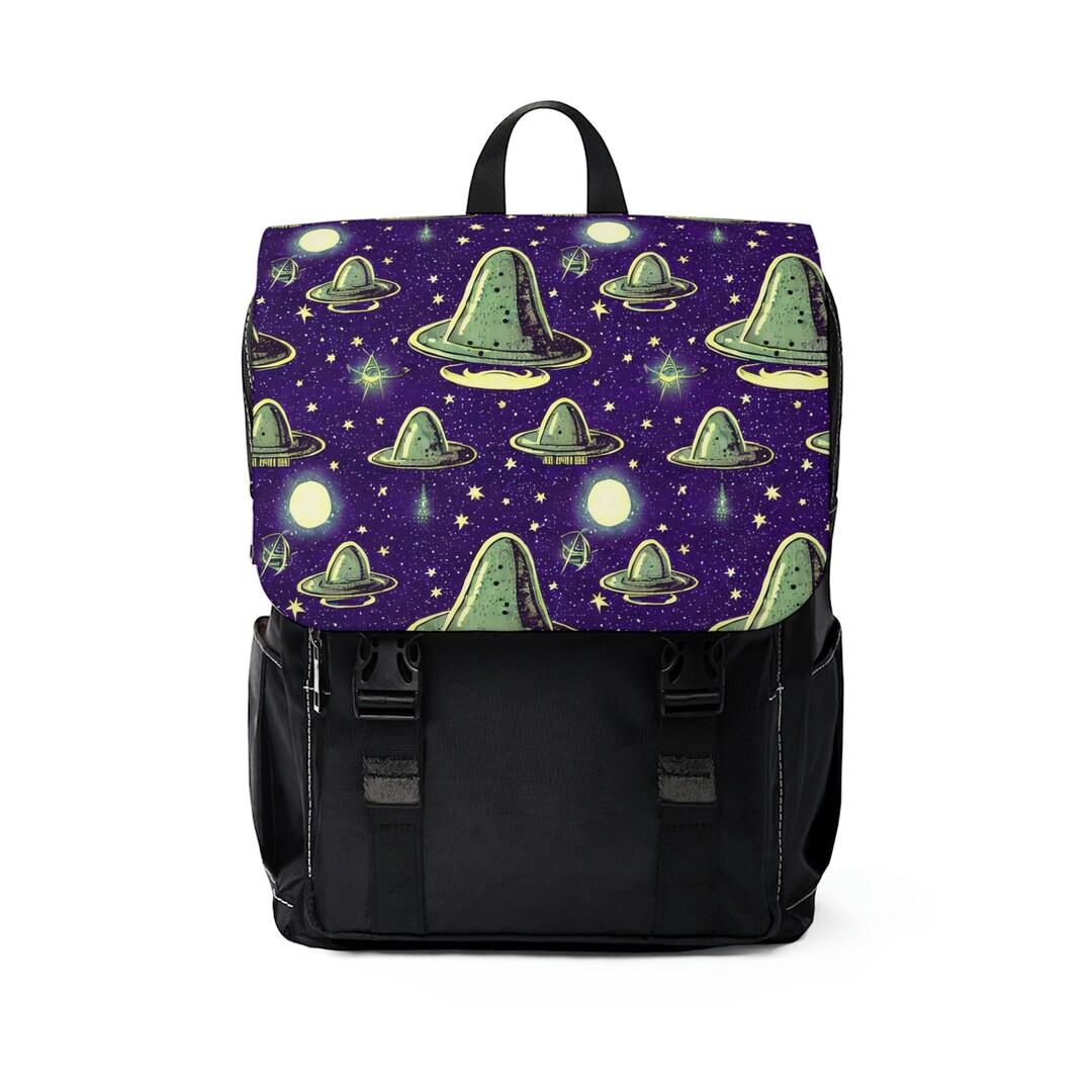 Space Fungi Expedition Mushrooms Unisex Casual Backpack Gothic Grunge ...