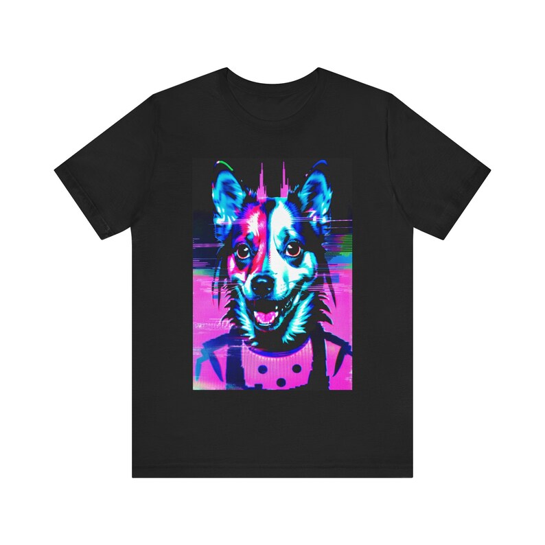 Dog Face Psychedelic Weirdcore Dog T-shirt Gift for Dog Lovers Trippy ...