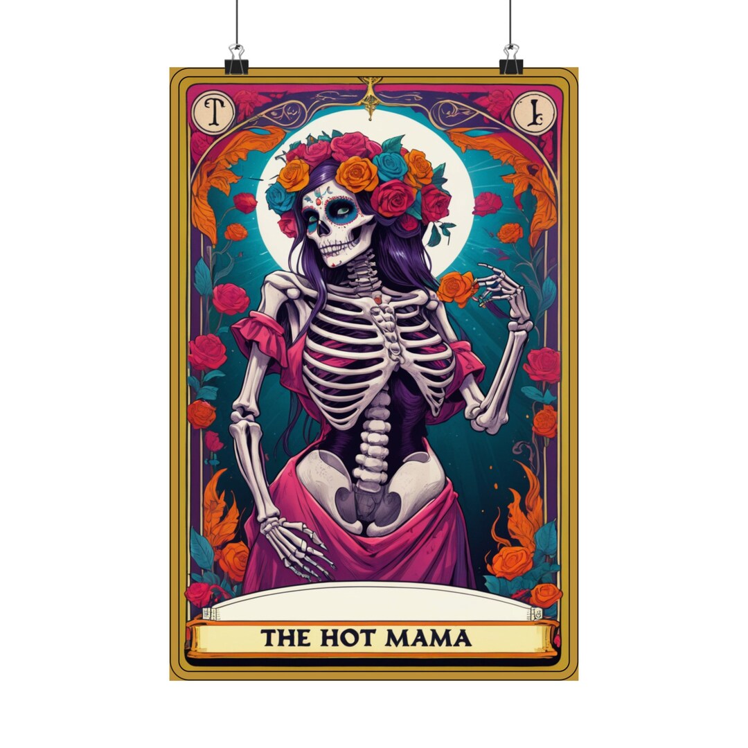 The Hot Mama Funny Sarcastic Tarot Card Matte Vertical Posters - Etsy
