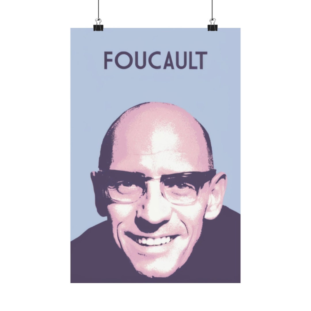 Foucault Matte Vertical Posters | Multiple Sizes | French Philosophy ...