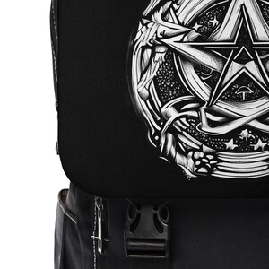 Pentagram Goth Moth Moon Occult Backpack Gothic Occult Magic Witch ...