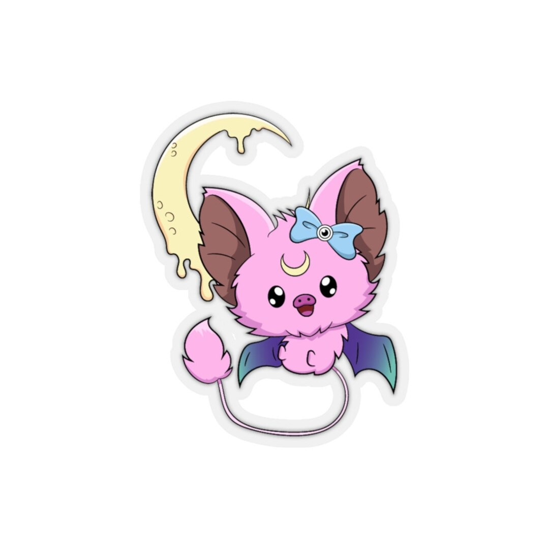 Goth Kawaii Gothic Cute Bat Kiss-cut Stickers Goth Kawaii Stickers ...