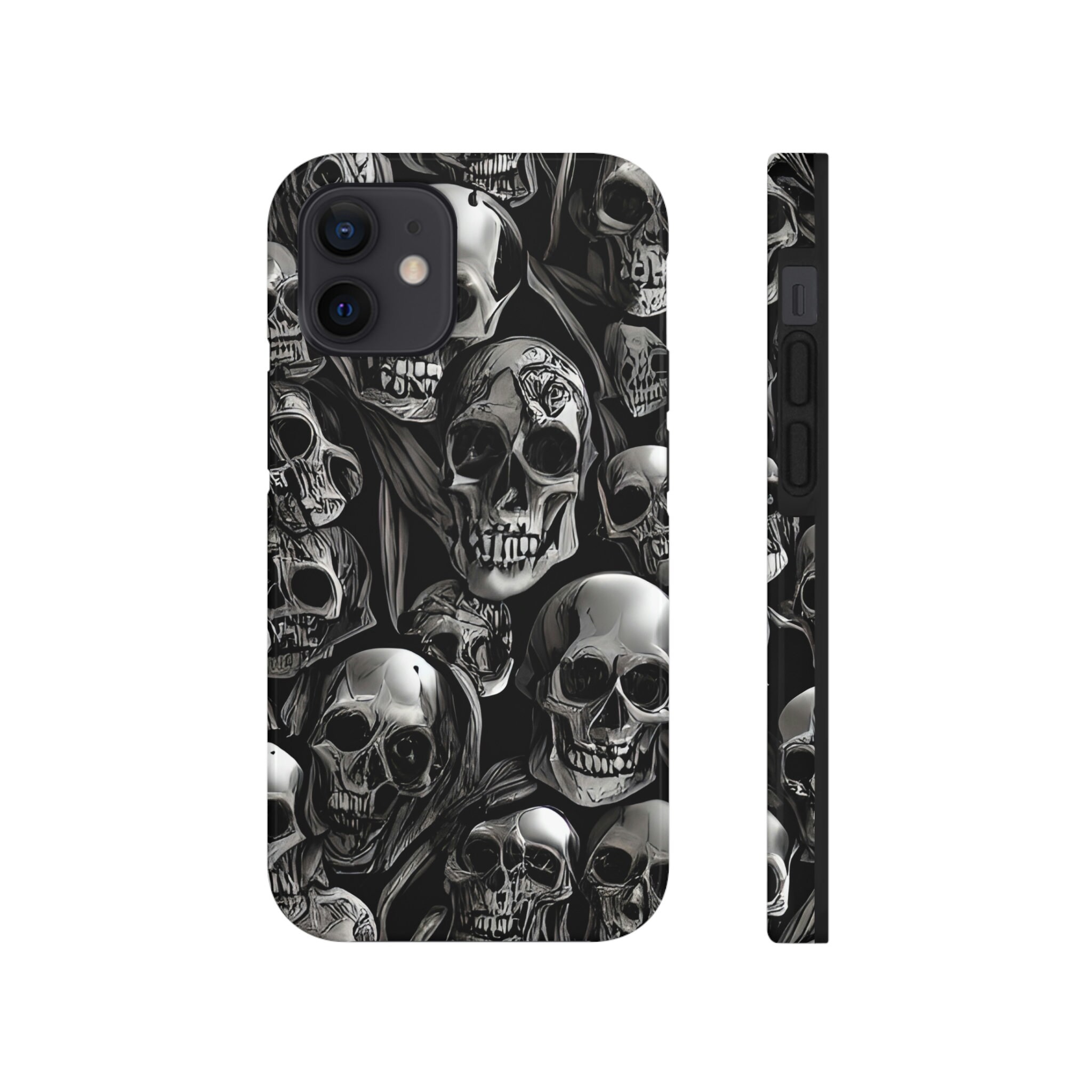Skull Fortress Mobile Shield Gothic Skulls Tough Phone Cases - Etsy