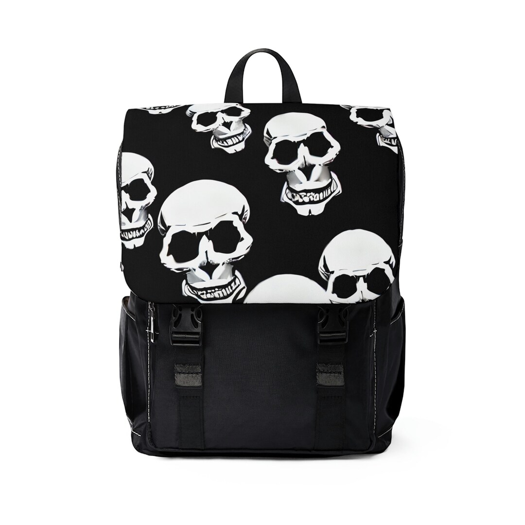Black Abyss Skulls Backpack Gothic Bag Skull Backpack Goth Backpack ...