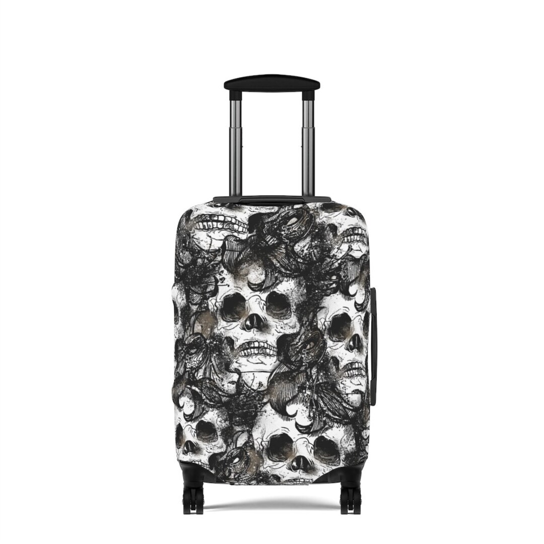 Gothic Skulls Luggage Cover - Etsy