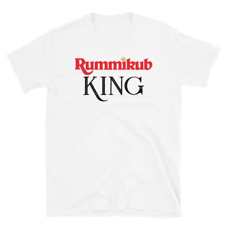 Rummikub King with Crown and Royal Black Font Short-sleeve - Etsy
