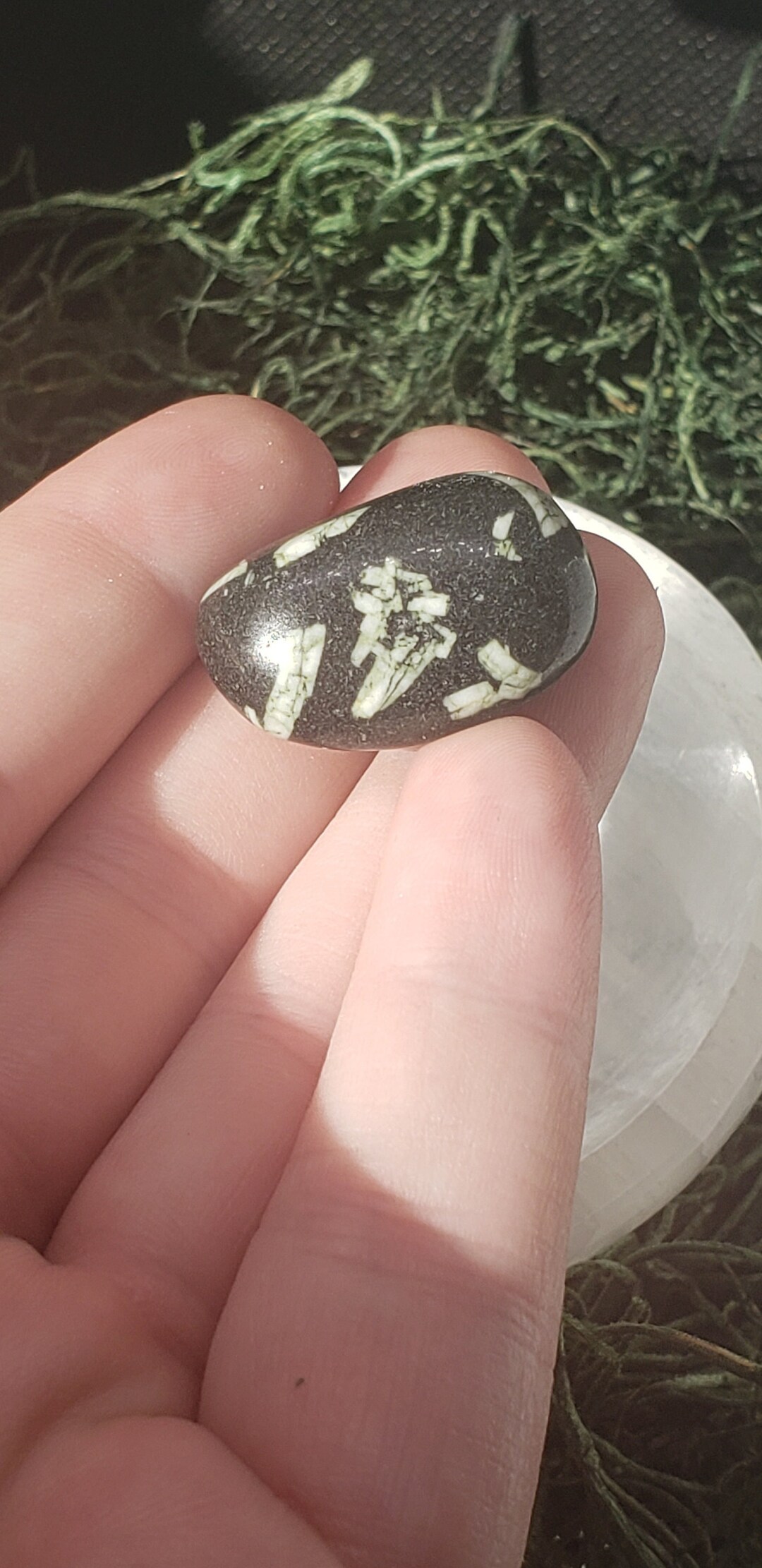 Chinese Writing Stone Tumbled - Etsy