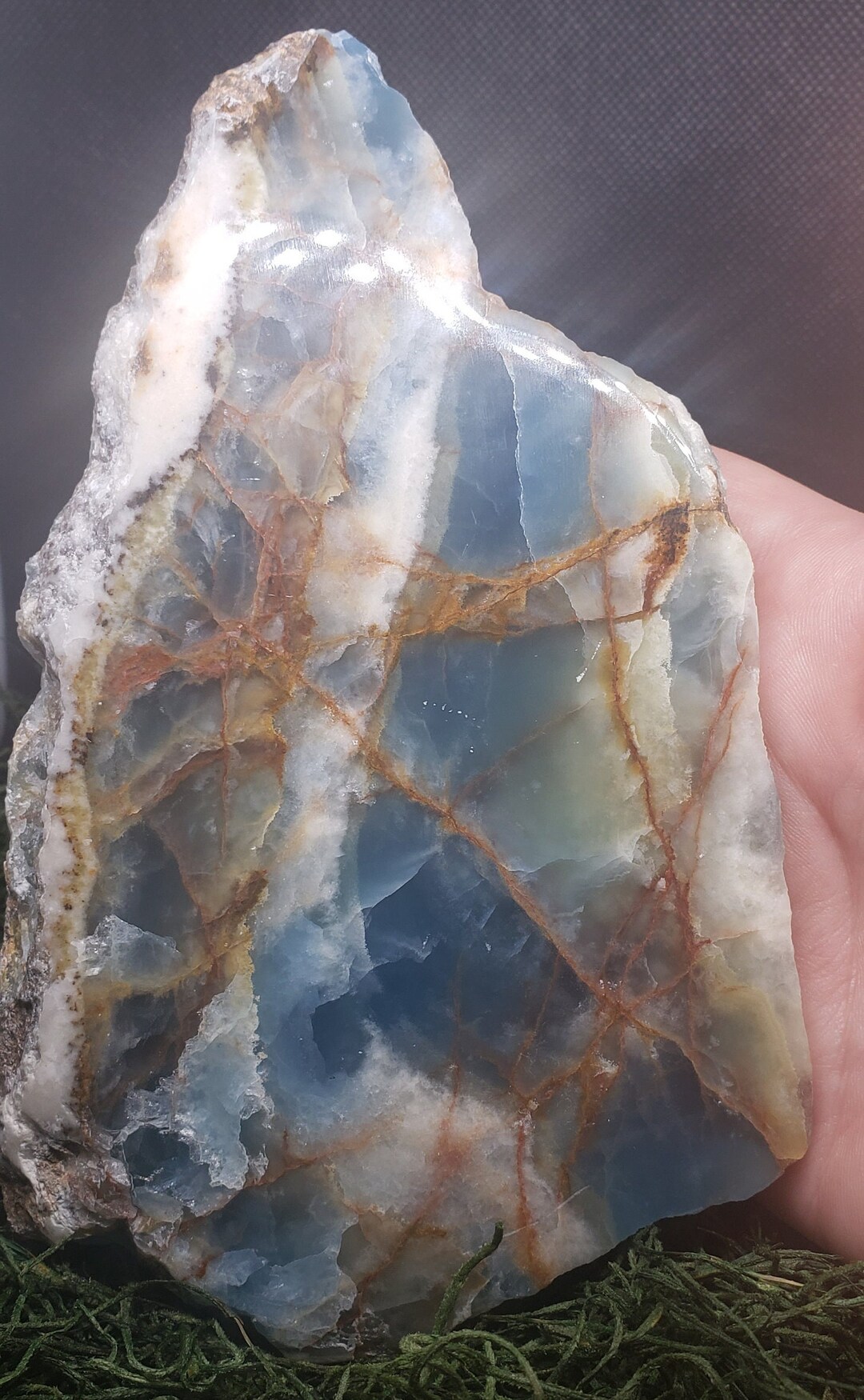 Blue Onyx Slab - Etsy