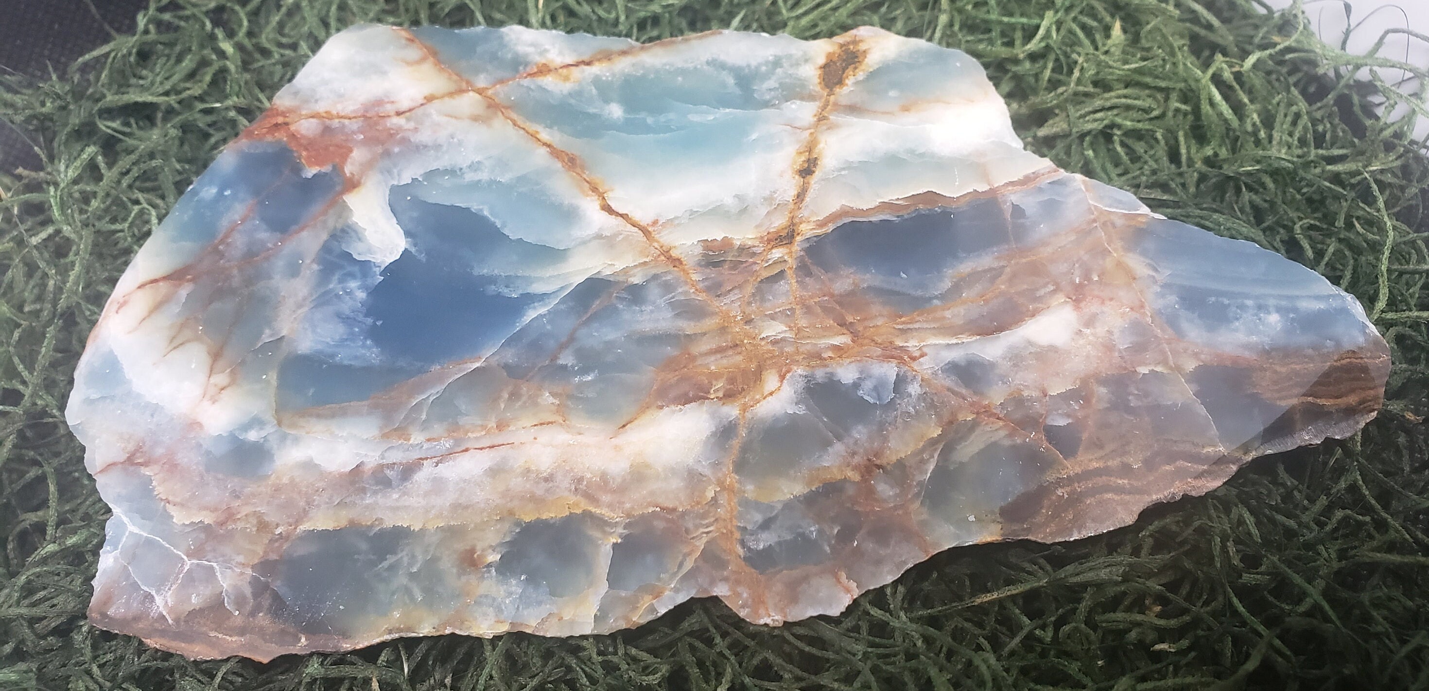 Blue Onyx Slab - Etsy