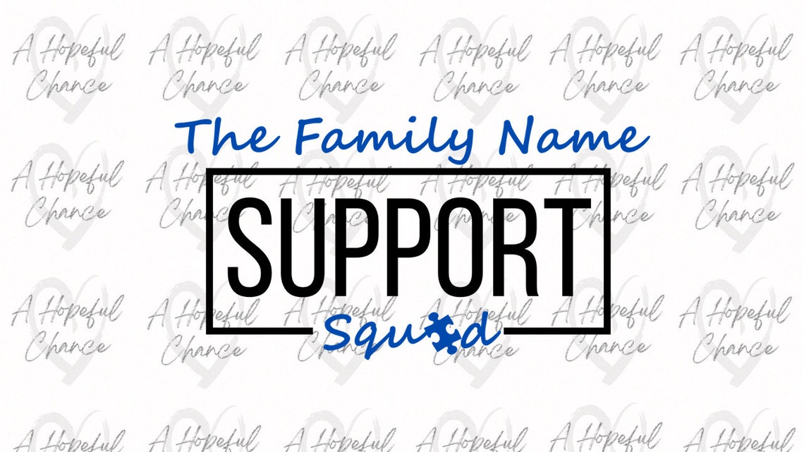 Personalized Autism Support Squad SVG, Autism Family SVG, Autism ...