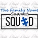 Personalized Autism Support Squad SVG, Autism Family SVG, Autism ...