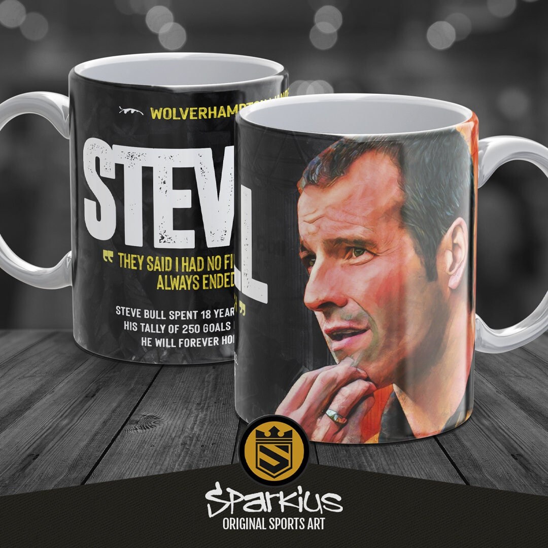 Steve Bull | Wolves FC | Art Mug - Etsy