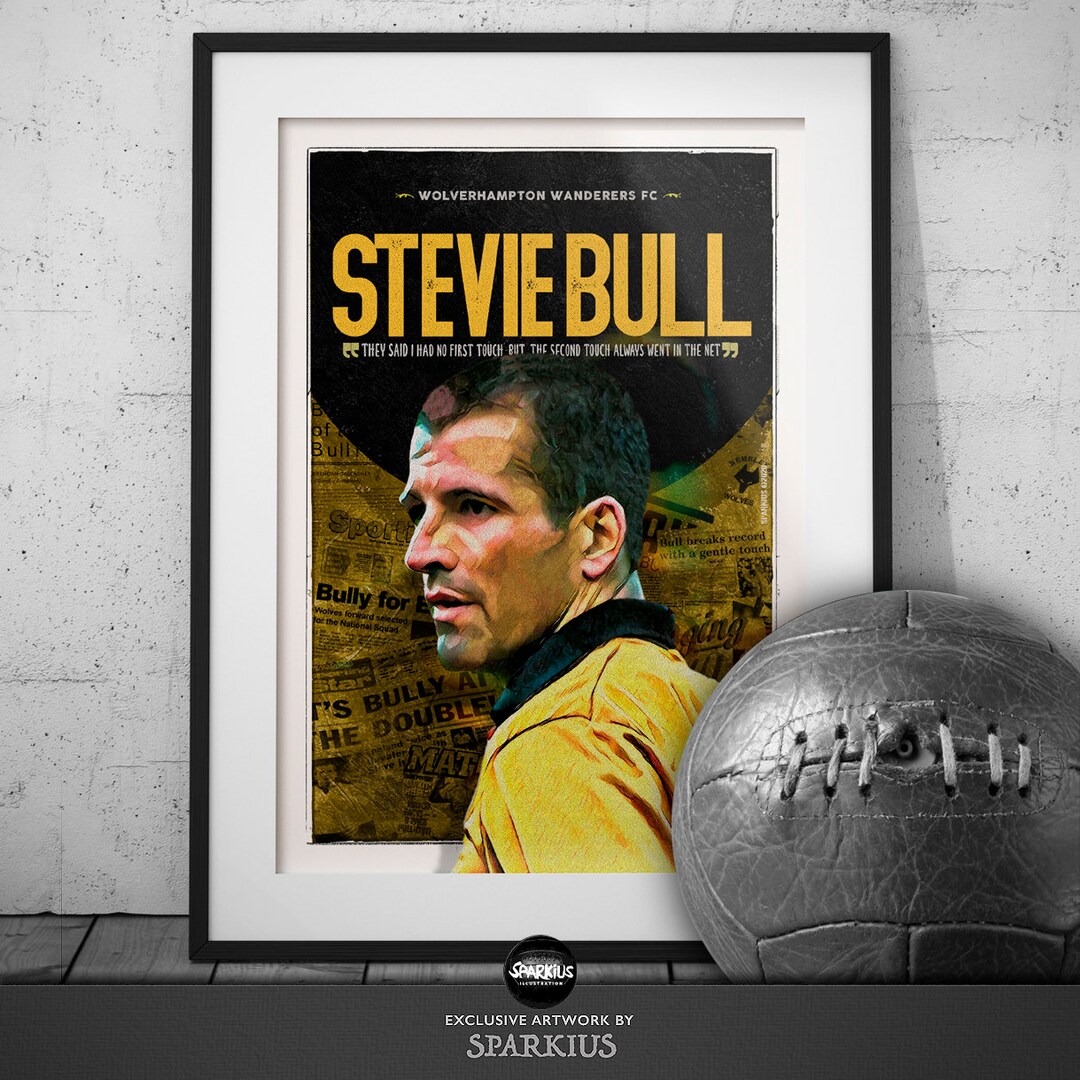 Steve Bull | Wolves FC | Fine Art Print - Etsy