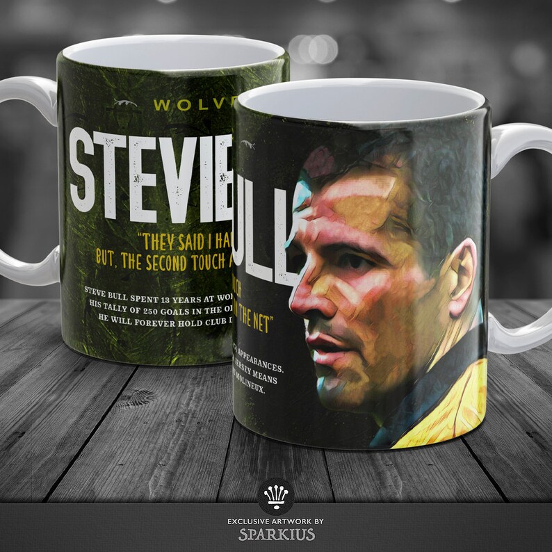 Steve Bull Wolves FC Fine Art Print - Etsy