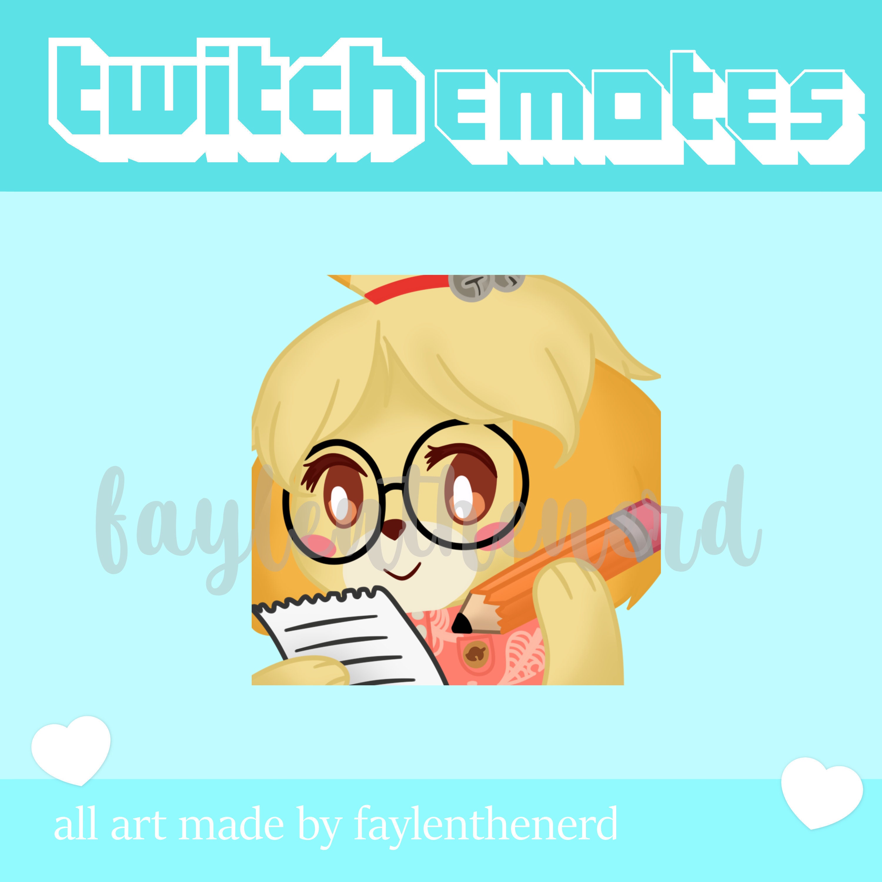 Ready to Download Isabelle Noted ACNH Twitch Emote! - Etsy