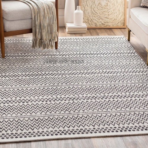 5X8 FEET Cotton Rug / Block Printed Rug / Carpet Area Rug - Etsy