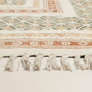 12X20 FEET Cotton Rug / Block Printed Rug / Carpet, Area Rug 144X240 ...