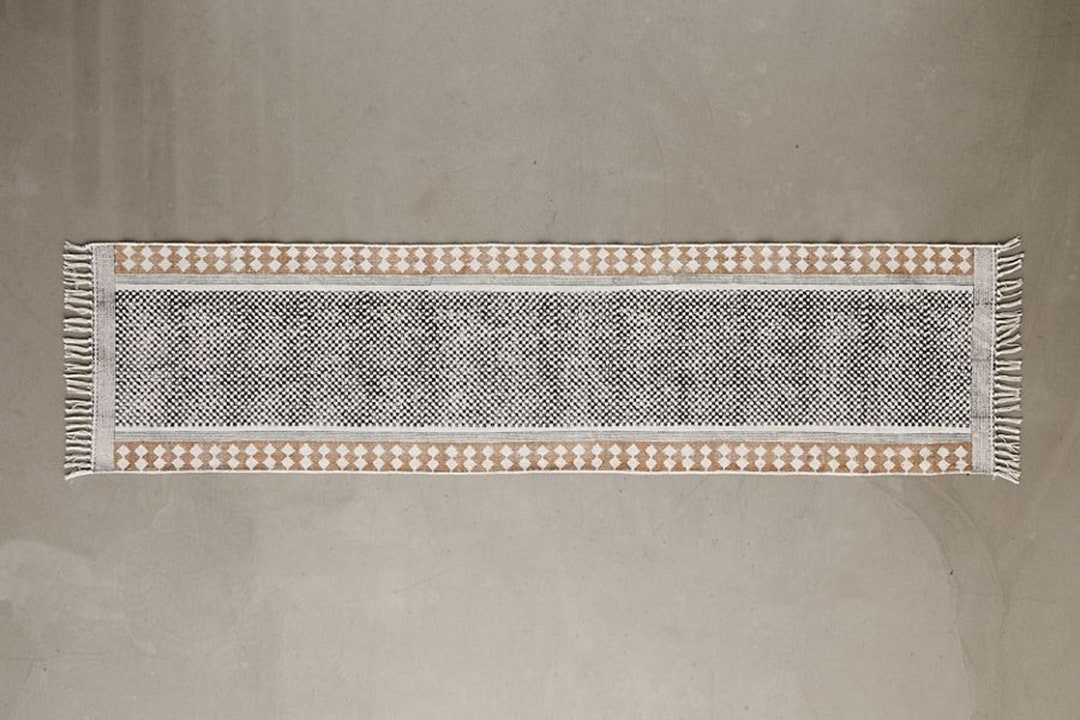 2x6 Ft Cotton Rug Runner / Yoga Mat / Kitchen Runner / Stair Runner ...