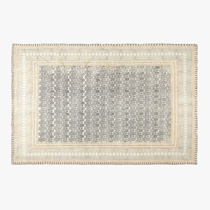 4X6 FEET Cotton Rug / Block Printed Rug / Carpet, Area Rug 48X72 INCHES ...