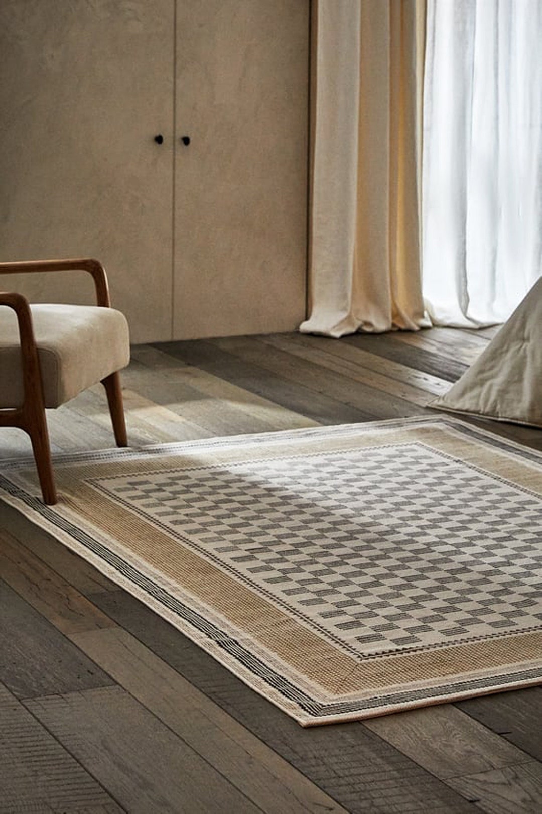 3X5 FEET Cotton Rug, Block Printed Rug, Carpet, Area Rug, Rustic Rug ...