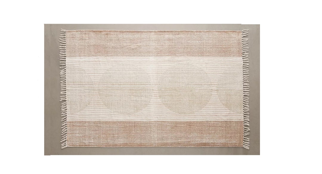 5X8 FEET Cotton Rug / Block Printed Rug / Carpet, Area Rug 60X96 INCHES ...